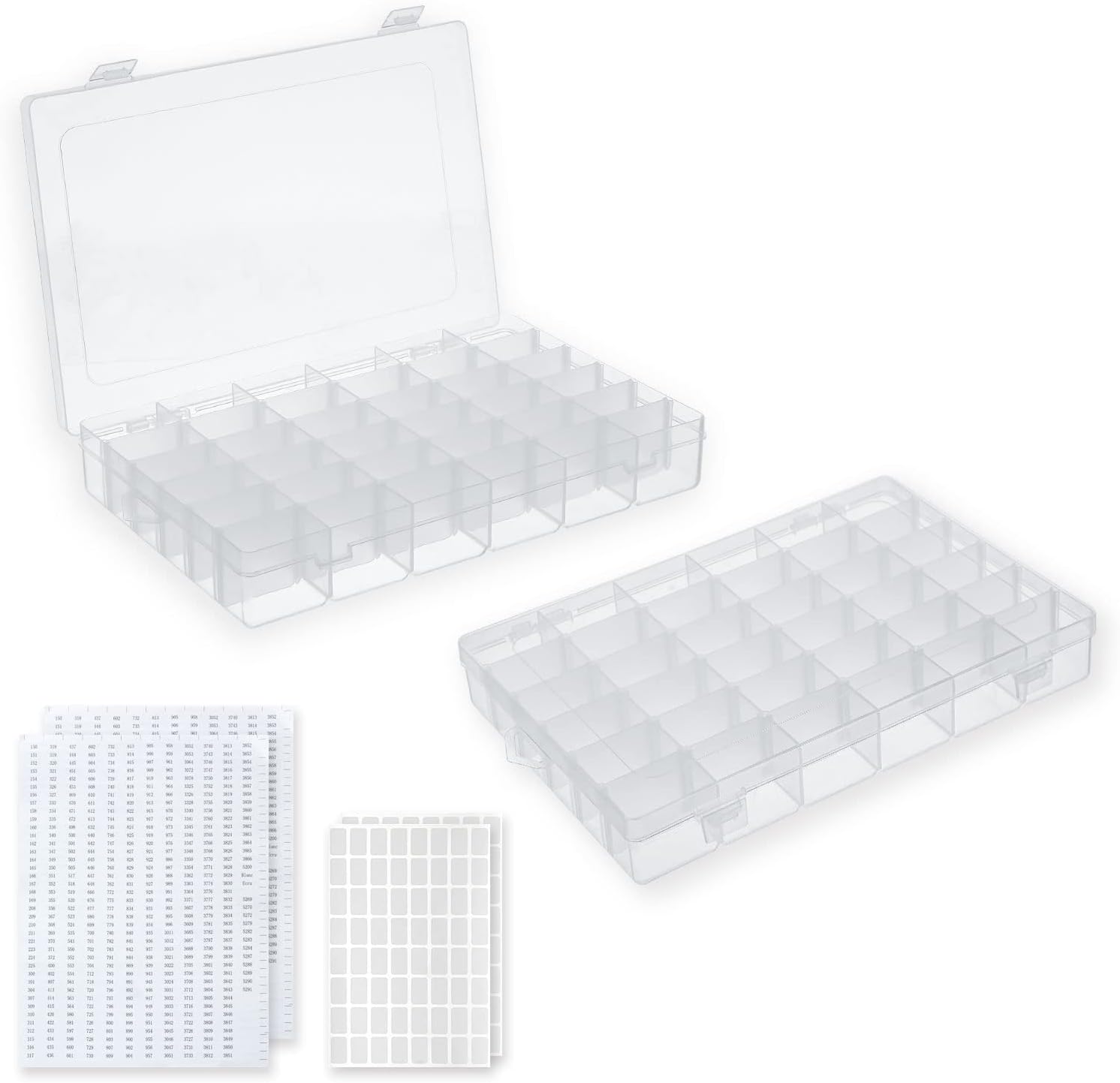 Amazon.com: Popbird 2 Pack Embroidery Floss Organizer Cross Stitch ...