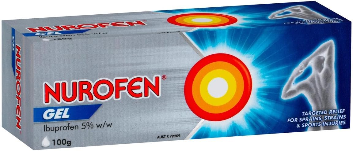 Nurofen Gel Topical Pain Relief, 100g : Amazon.com.au: Health ...