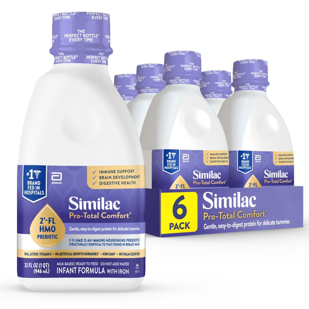 Amazon.com: Similac Pro-Total Comfort Infant Formula With Iron, Gentle ...