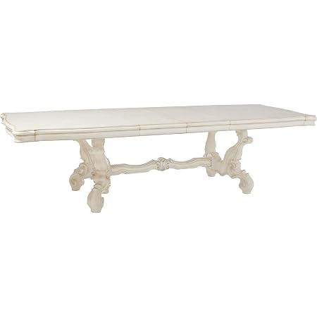 Amazon.com - ACME Furniture Ragenardus Double Pedestal Dining Table ...
