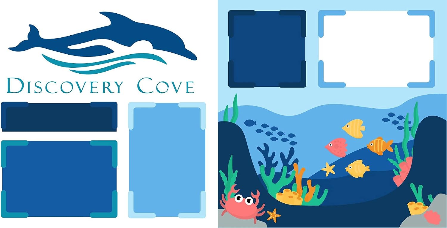 Amazon.com: Discovery Cove Scrapbook Page Kit