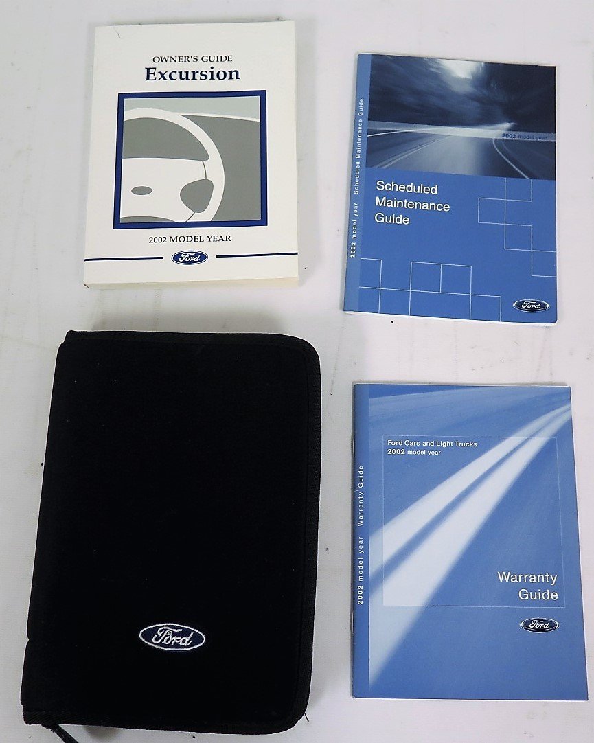 2002 Ford Excursion Owners Manual: Ford: Amazon.com: Books