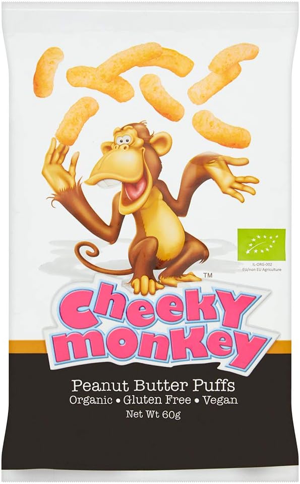 Cheeky Monkey Org Peanut Butter Puffs : Amazon.co.uk: Grocery