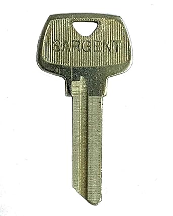 Amazon.com: Sargent 6 Pin Key Blank 6275 RK Keyway, Pkg of 10, Factory ...