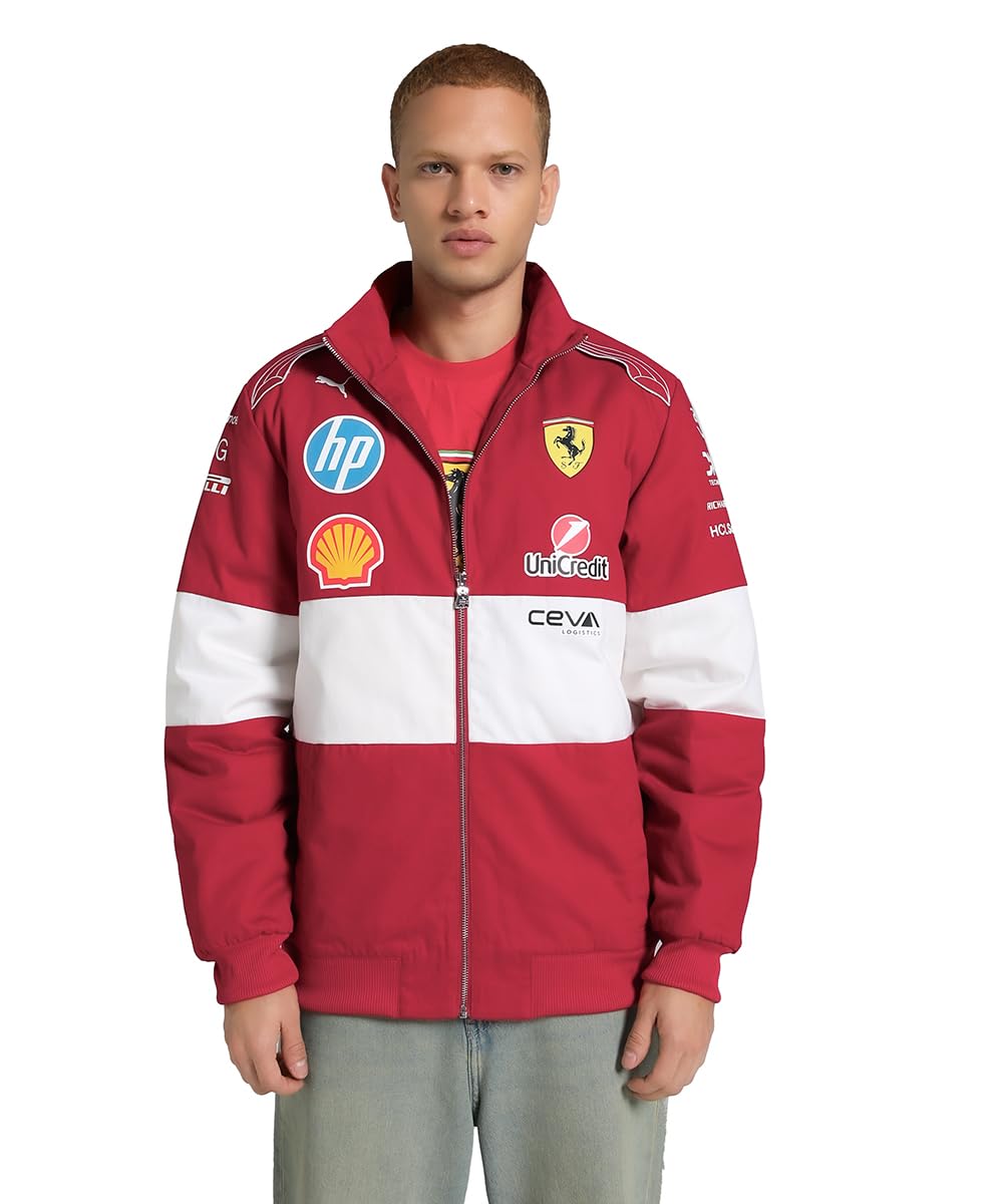 Buy PUMA , Men, SF Team Racing Jacket, Dark Cherry, S, (76395401) at ...