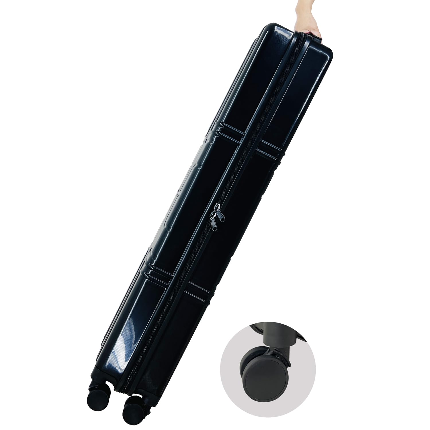 Amazon.com: Upgraded 39" Hard Travel Case with 4 Spinner Wheels and ...