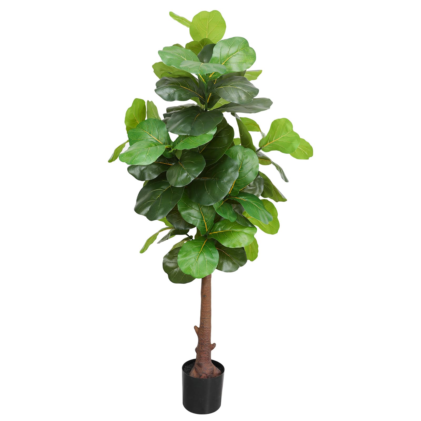 Amazon.com: Artificial Fiddle Leaf Fig Tree, 6FT (72 in) Tall Faux ...