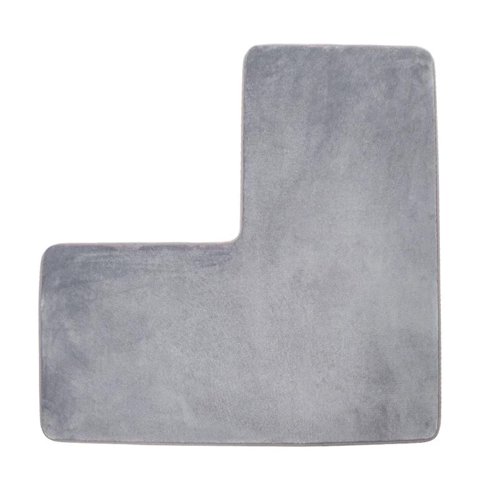 L-Shaped Bath Mat, Bathroom Rug, Corner Bath Mat, Washable Carpet, Non ...