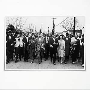 Amazon.com: Martin Luther King Jr MLK Civil Rights March on Selma ...