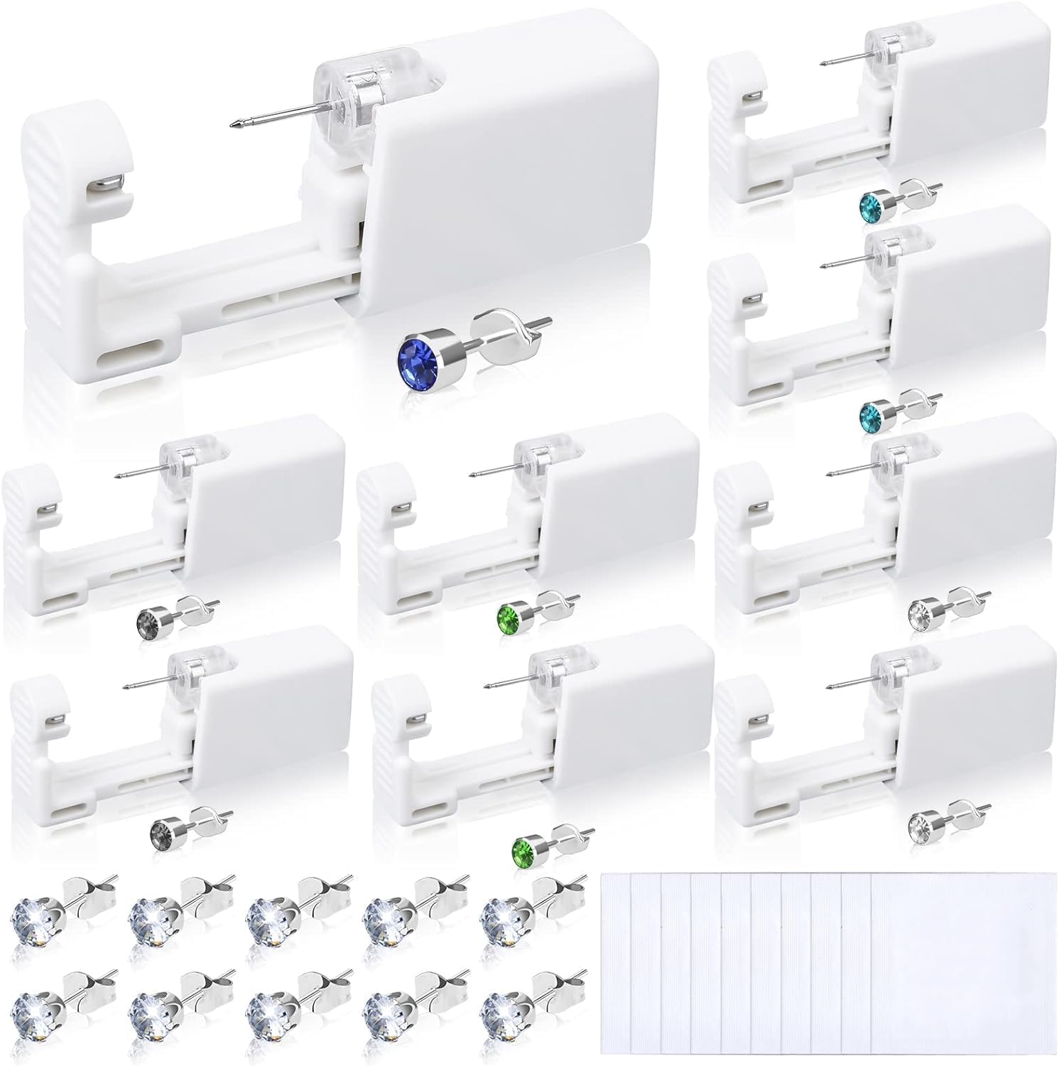 Amazon.com: Self Ear Piercing Gun Kit - 36 Pieces with 12 Guns, 6 ...