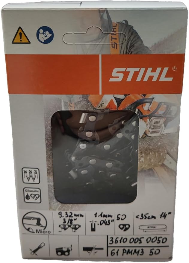 Amazon.com: Stihl 61PMM3 50 Genuine OEM OILOMATIC Chain Saw Chain 14 ...