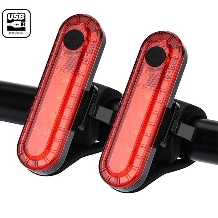 Buy Dirza USB Bike Tail Light,Bright LED Rechargeable Rear Bike Light/Helmet Light/bike warning ...