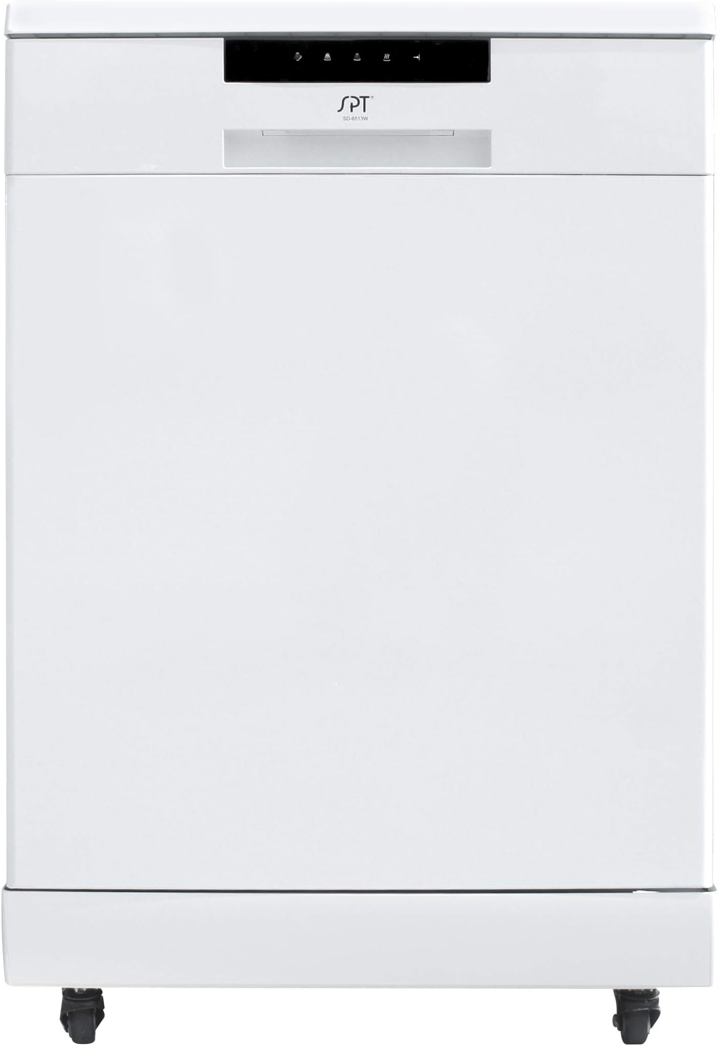 Amazon.com: Midea MDF18A1ABB Built-in Dishwasher with 8 Place Settings ...
