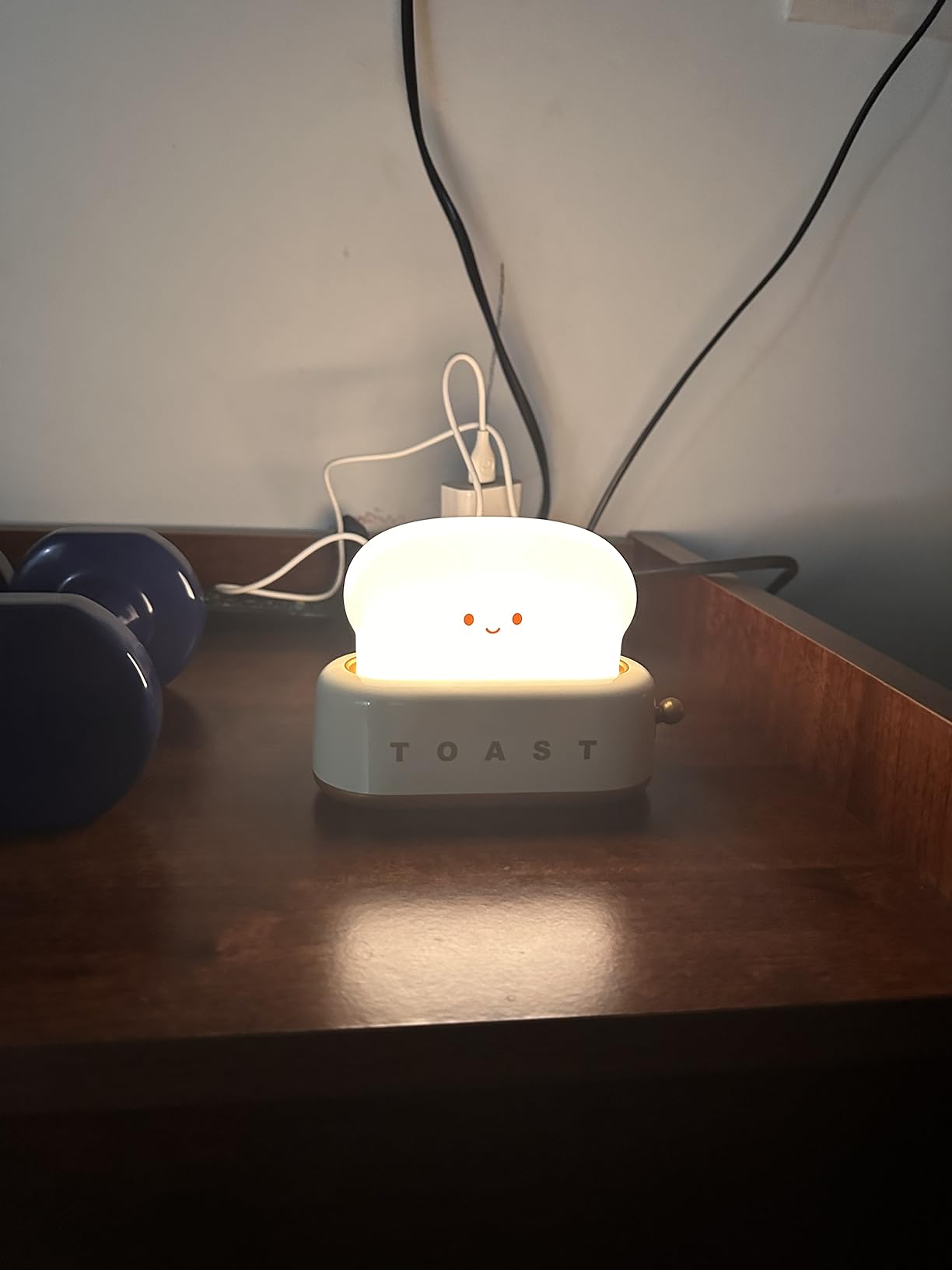 Buy Geekmonkey Toast Night Lamp | Chargeable Lamp | Dimmable Light ...