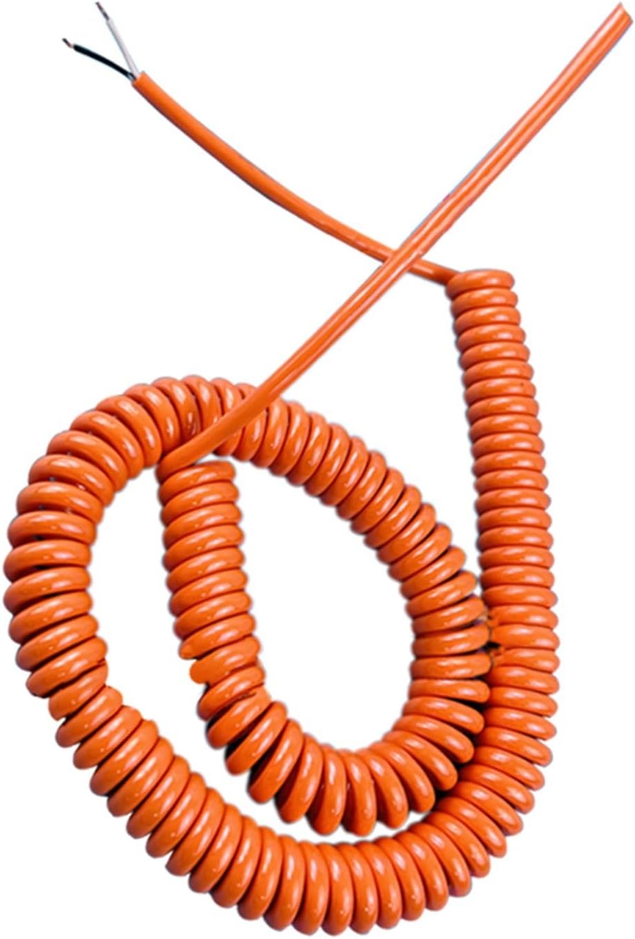 Telescopic wire spiral cable,Extensible Wire, 2 Cores 20AWG 0.5mm2 ...