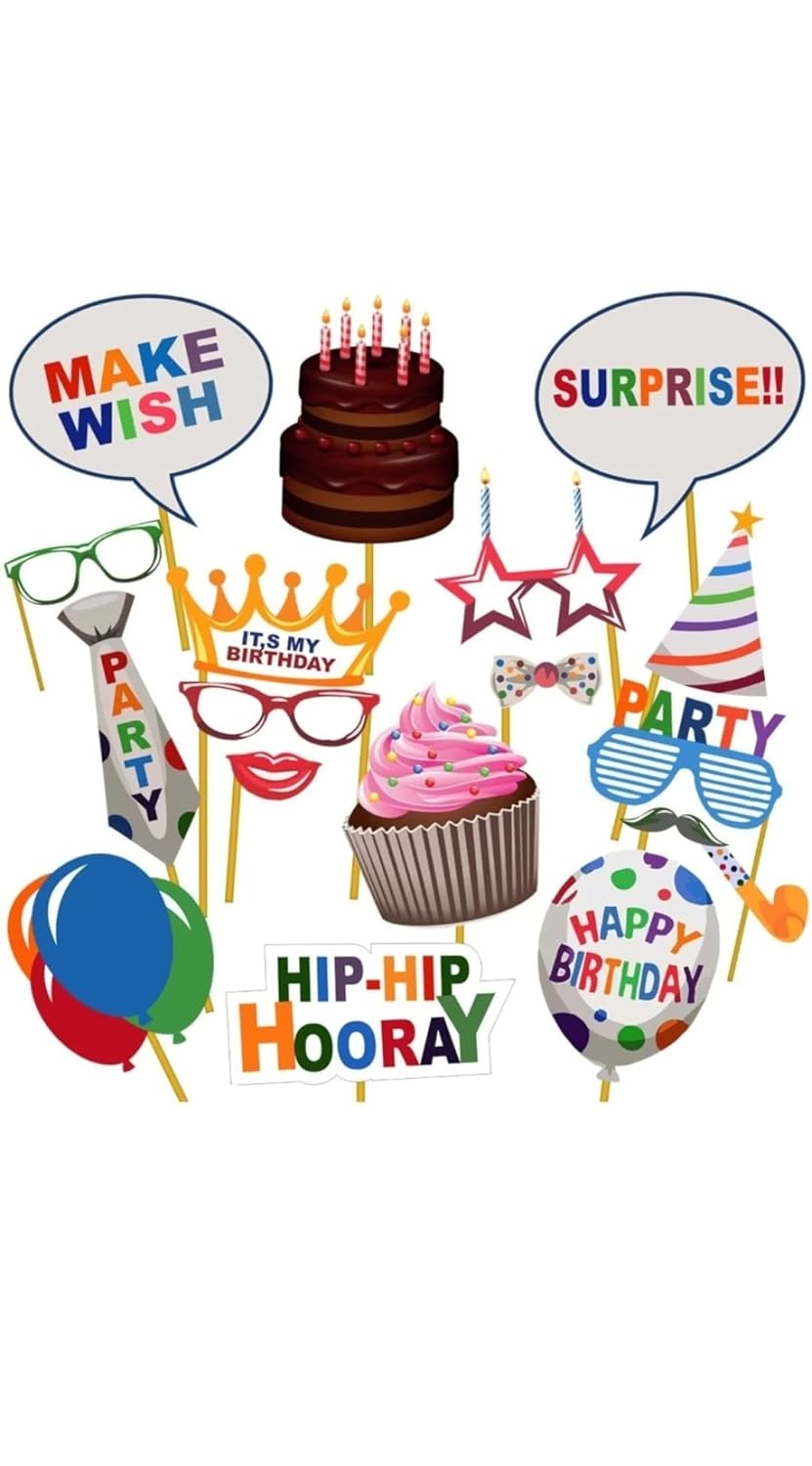 Exquisite Party Prop Photo Booth Board : Amazon.in: Home & Kitchen