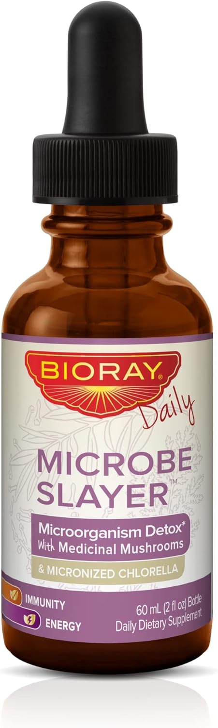 Amazon.com: BIORAY Daily Microbe Slayer - 2 fl oz - Promotes Balance of ...
