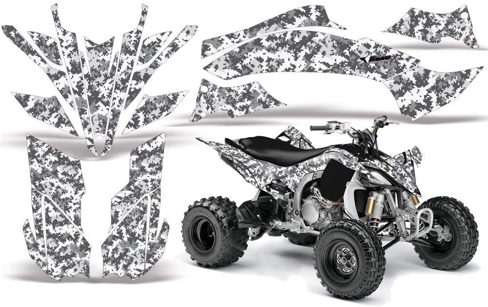 Yamaha YFZ 450?2004???2013?ATV全地形対応車AMRレーシンググラフィックキットデカールUrban Camoブルー グラフ-