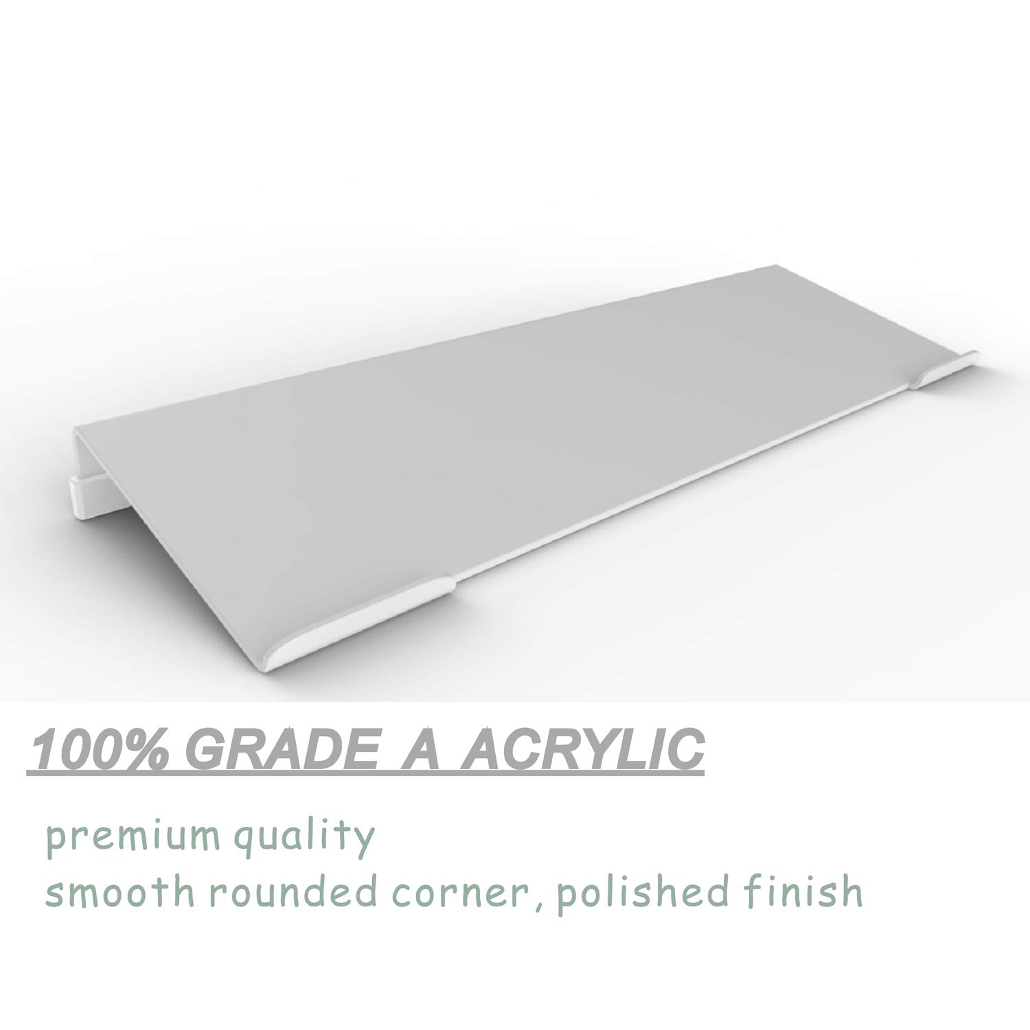 Snapklik.com : Richboom Acrylic Tilted Computer Keyboard Holder For ...