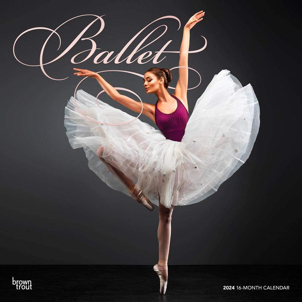 Ballet | 2024 12 x 24 Inch Monthly Square Wall Calendar | Foil Stamped ...