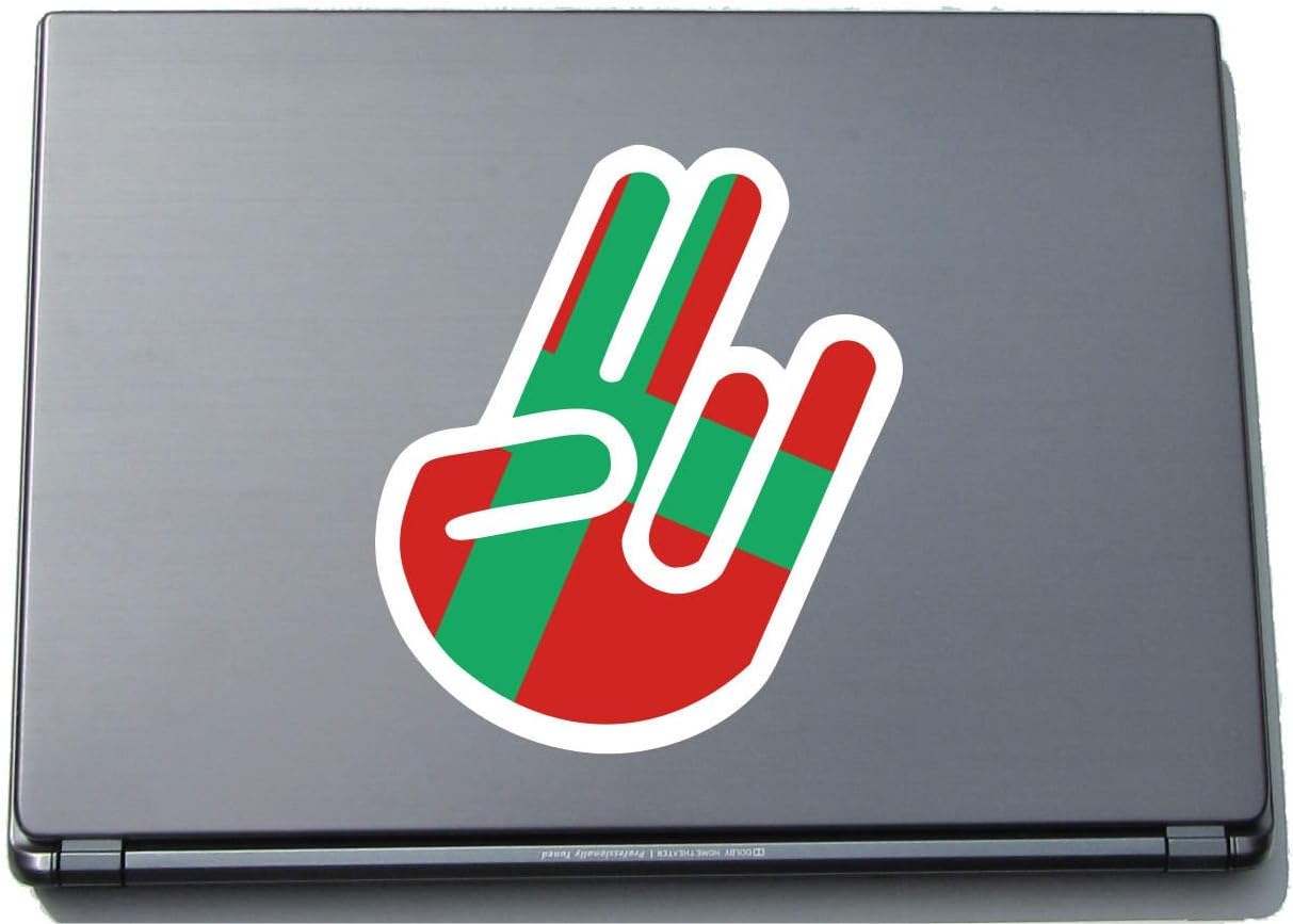 Amazon.com: The Shocker Hand Decal Sticker Laptop skin 297x205 mm white ...
