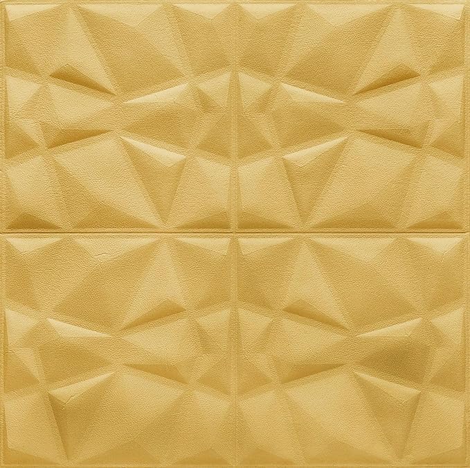 STL 3D Diamond Design Self Adhesive Brown Wallpaper, Polyethylene (PE ...