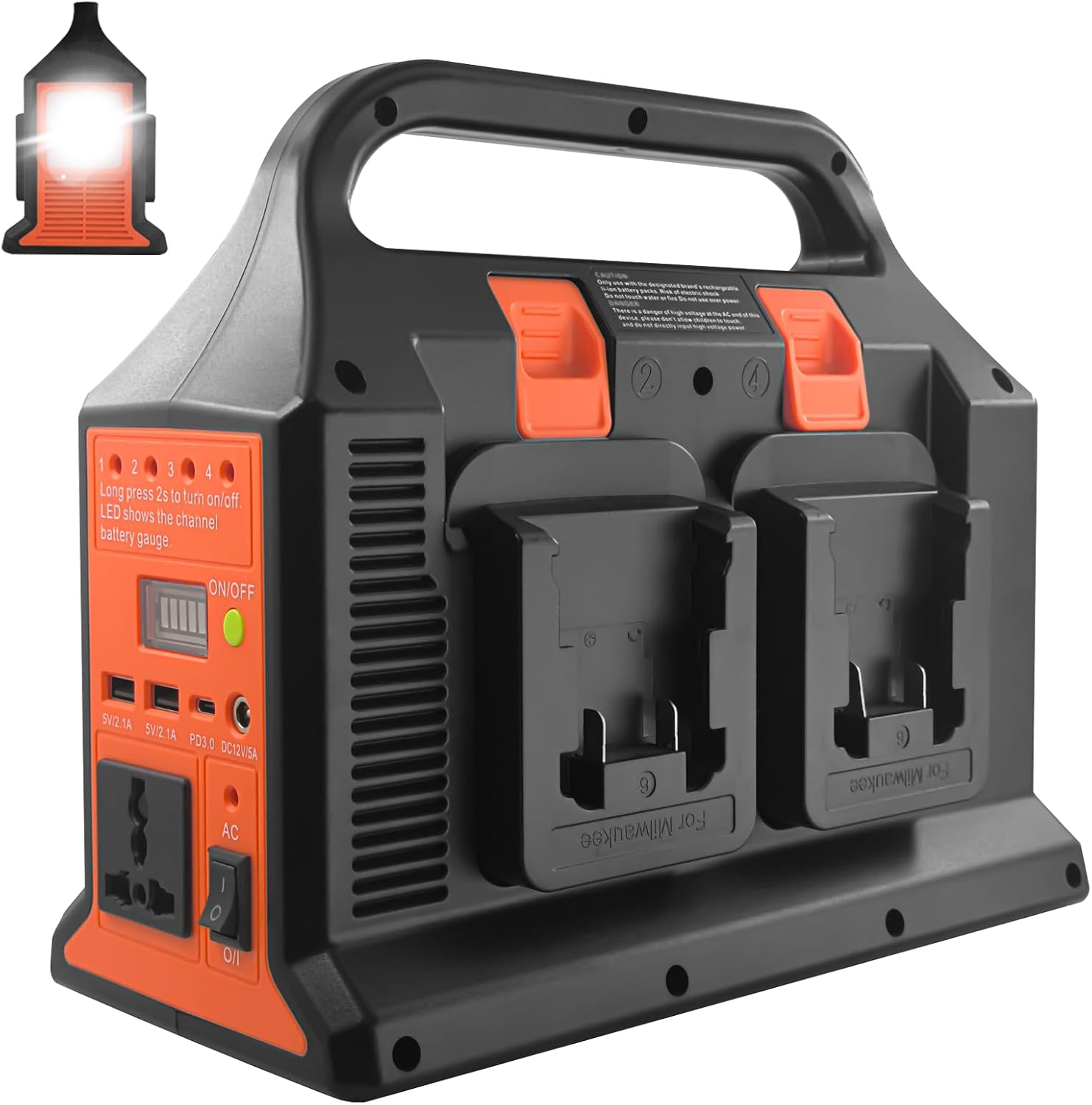Amazon.com: ASUNT 300W Portable Power Inverter for Milwaukee M18 18V Li ...
