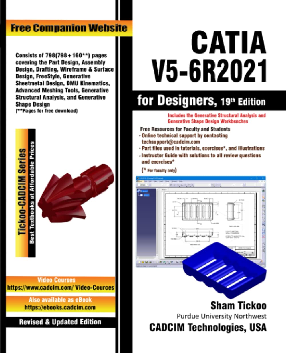 CATIA V5-6R2021 for Designers, 19th Edition: Prof. Sham Tickoo Purdue ...