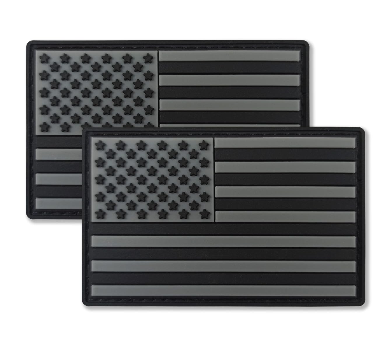 Amazon.com: QQSD Black US American Flag USA Patch Tactical Military ...