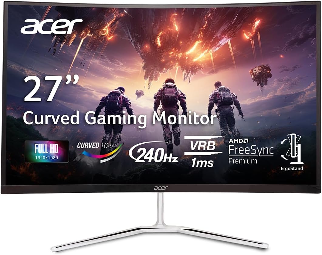 Amazon.com: Acer Nitro 31.5" FHD 1920 x 1080 1500R Curved PC Gaming Monitor | AMD FreeSync ...