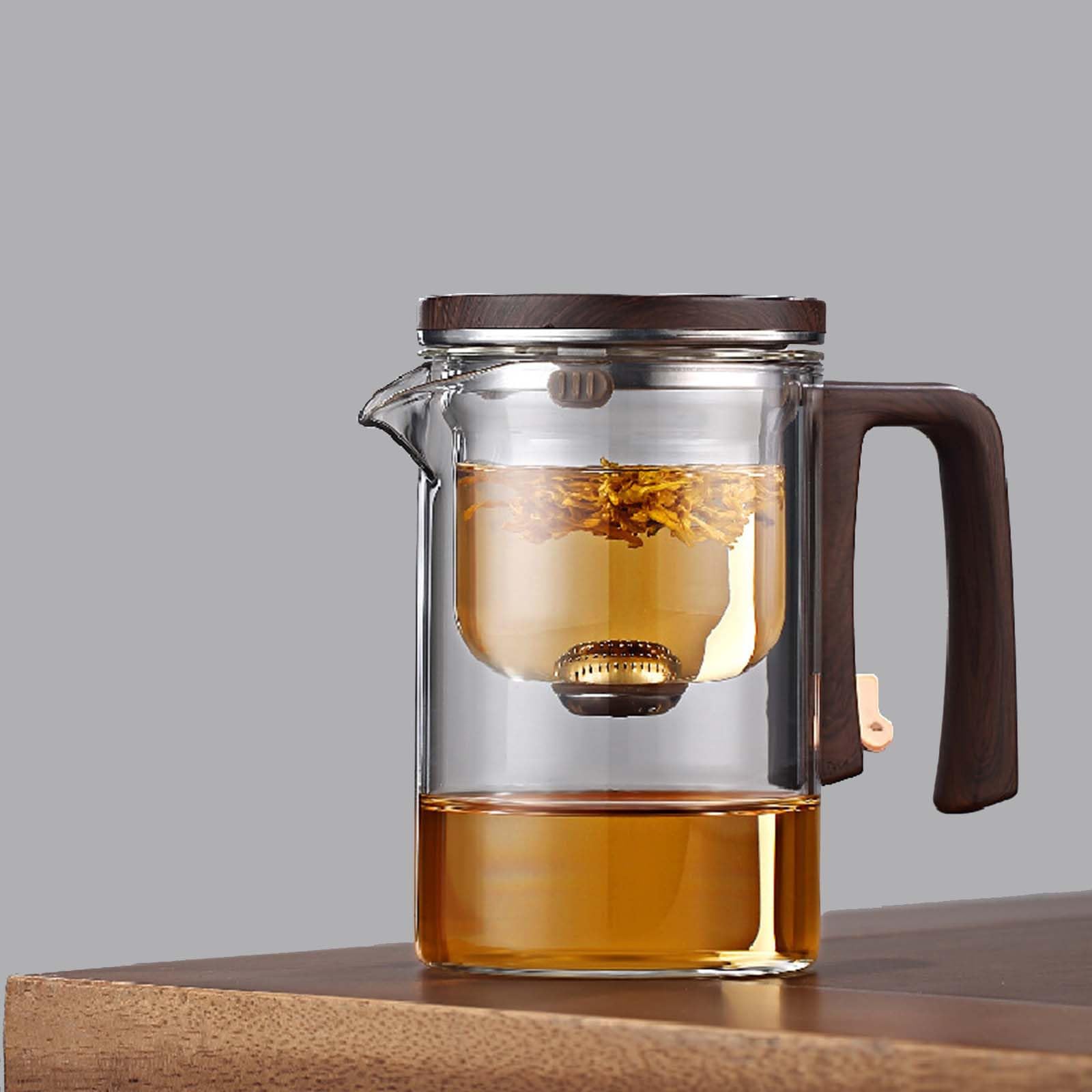 Amazon.com: Teapot with Infuser - Loose Leaf Tea Strainer,Classic Magic ...