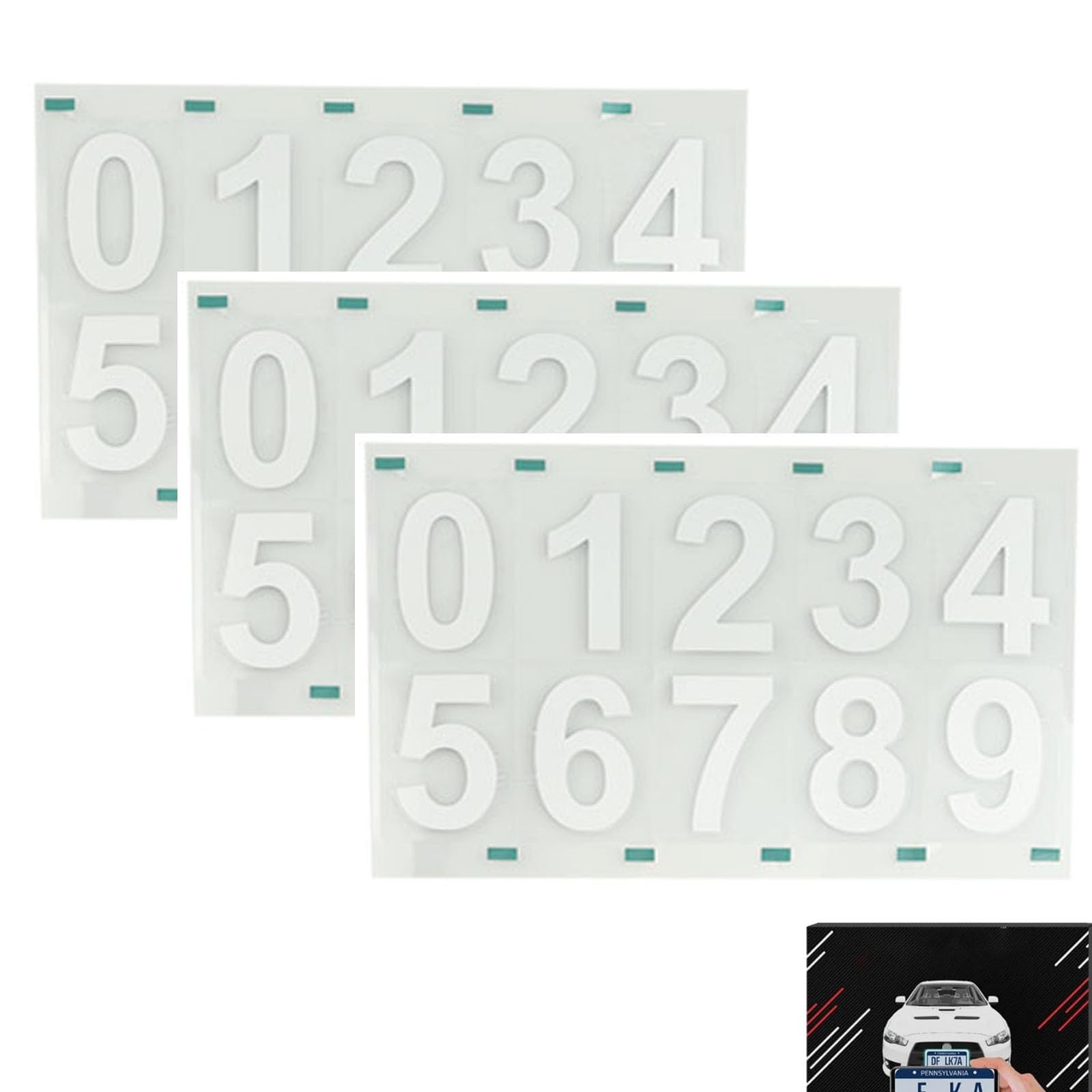 Nanofilm License Plate Sticker, Stealth Plate Defender Stickers ...