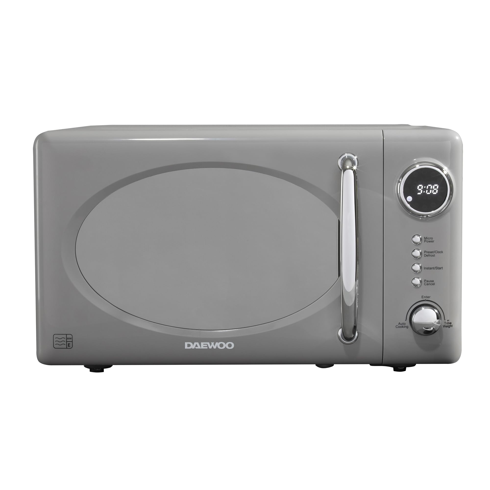 Daewoo Kensington Collection Digital Microwave Grey, 20 Litres, 800W, 5 ...
