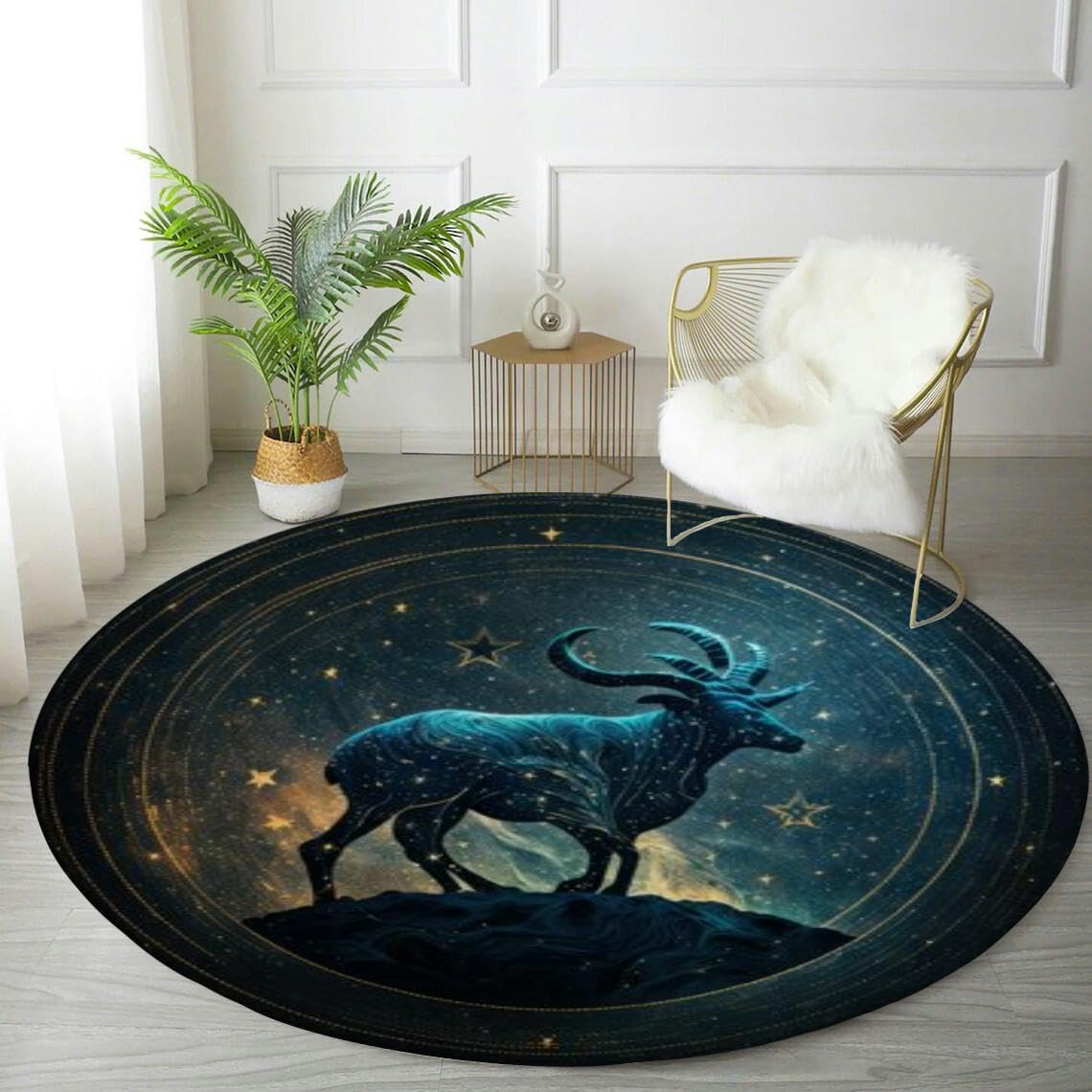 Round zodiac rug 60 photos - Astrologytoyou.com