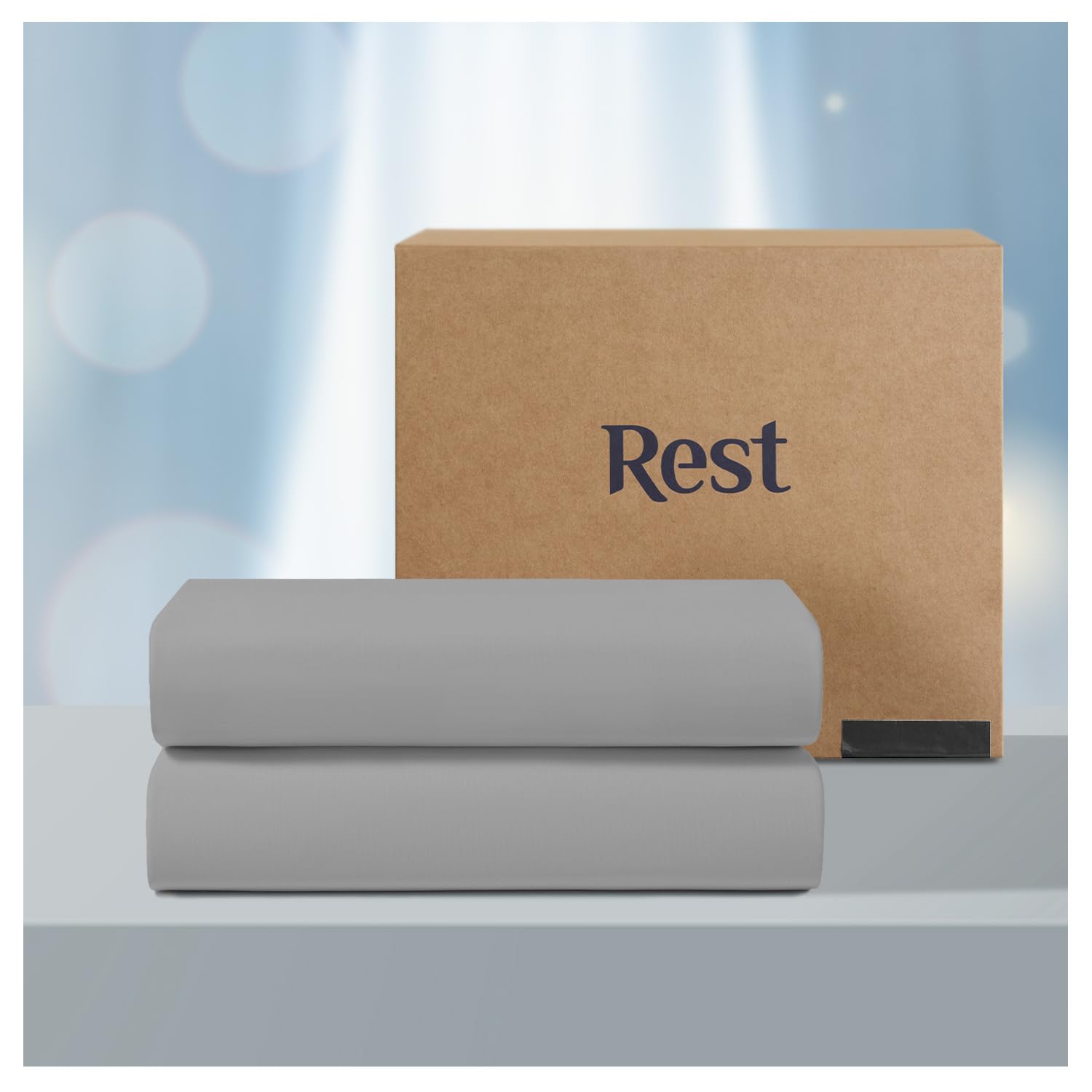REST® Evercool®+ Flat Sheet, Silver Infused Cooling Bedding Full/Queen ...