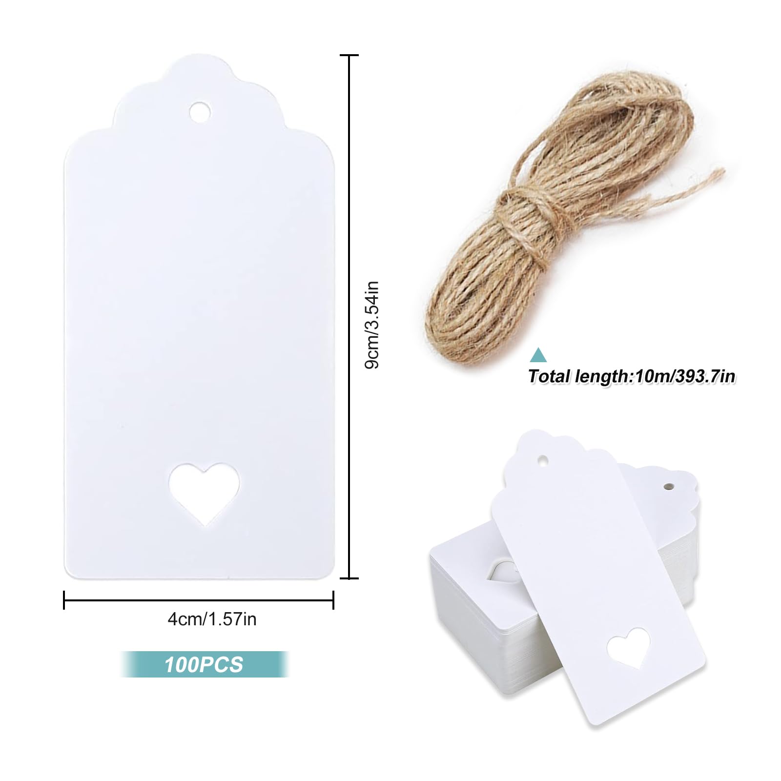 Blank Gift Tags With String