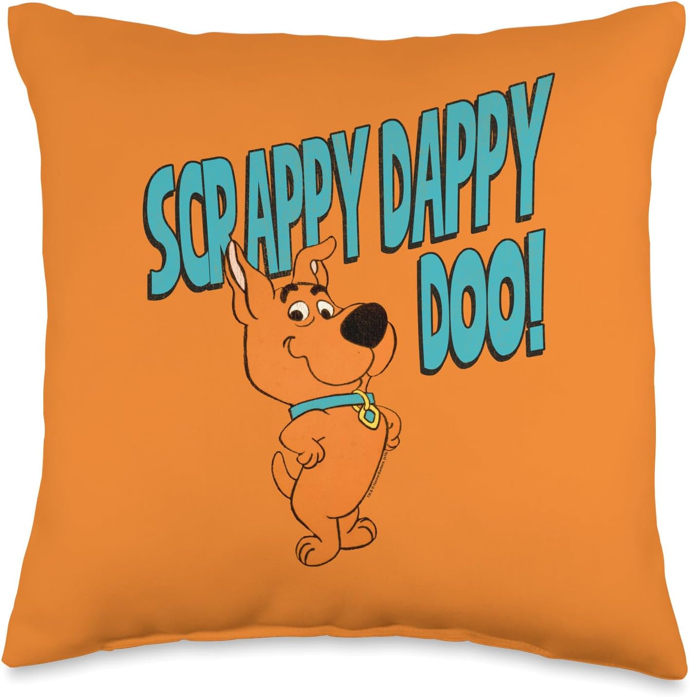 Amazon.com: Scooby-Doo Scooby Happy Throw Pillow, 16x16, Multicolor ...