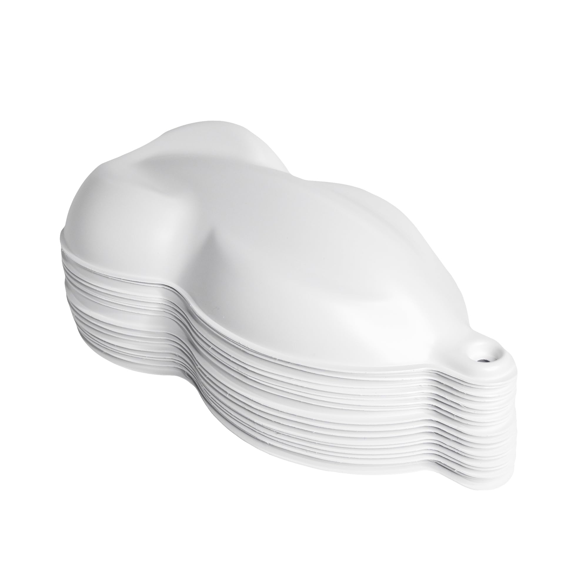 Amazon.com: Speed Shapes (25) White Plastic Car Models for Auto Paint ...