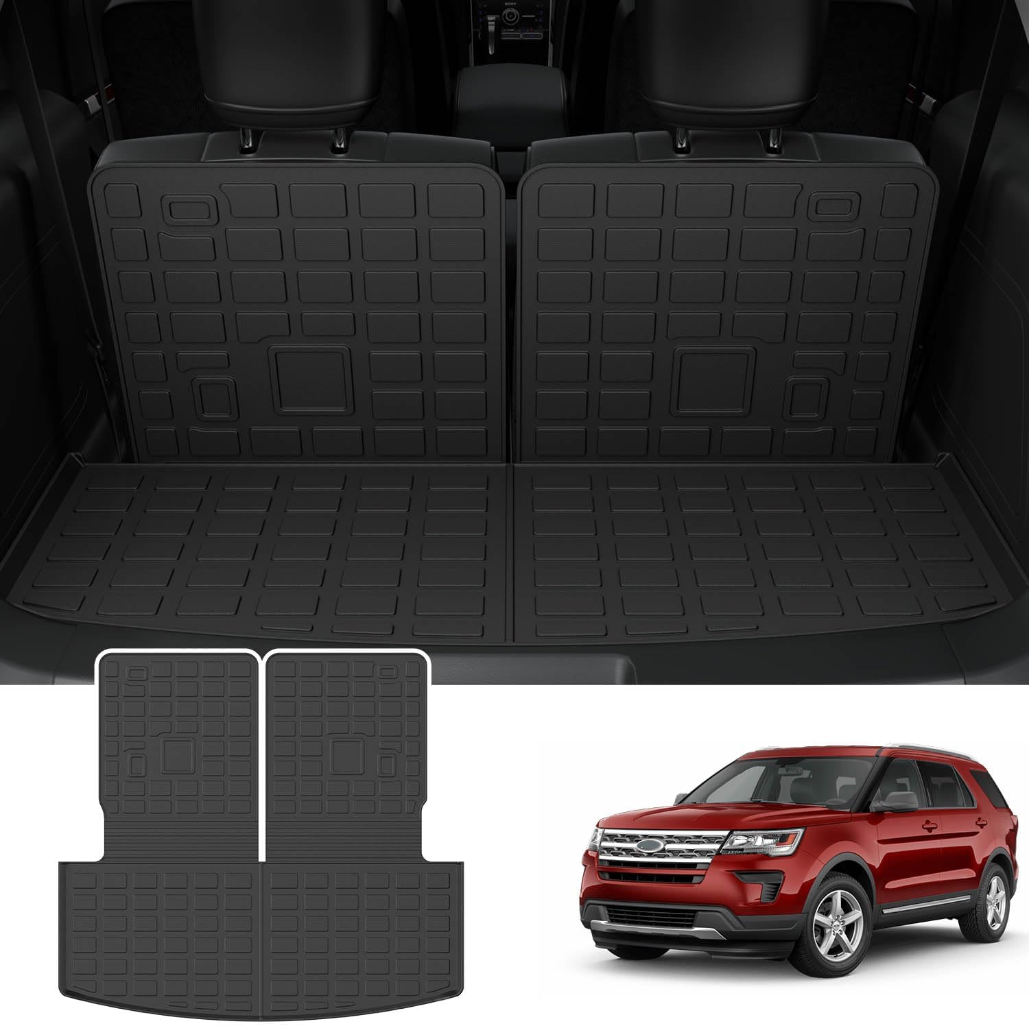 Amazon.com: powoq Trunk Mat with Backrest Mat Compatible with 2020-2025 ...