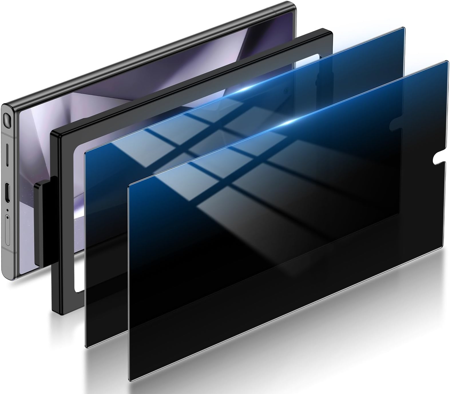 Amazon.com: UltraGlass Top 9H+ Glass for Samsung Galaxy S24 Ultra ...