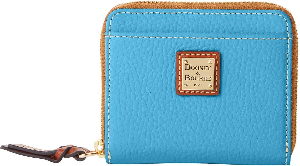 Amazon.com: Dooney & Bourke Wallet, Pebble Grain Small Zip Around ...