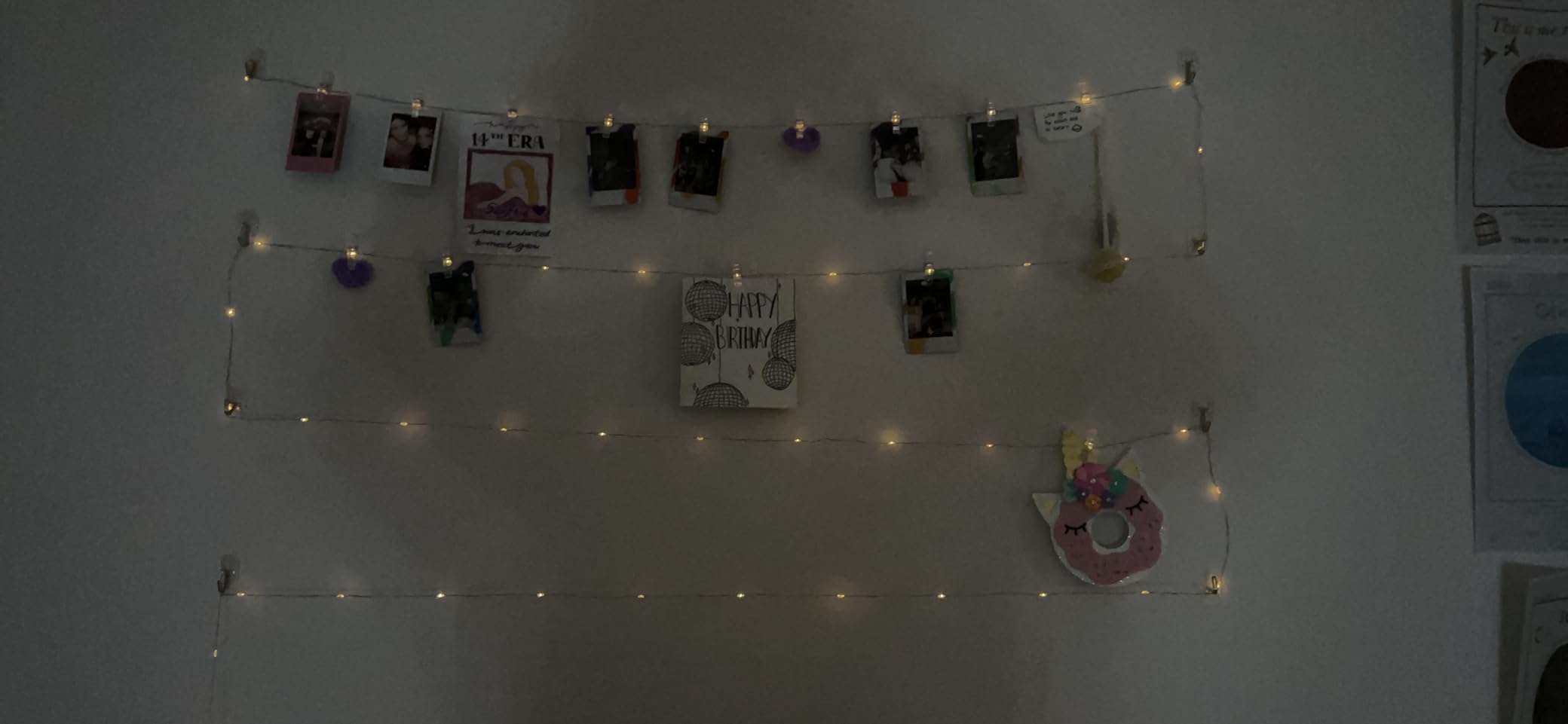 LED String Lights,17Ft - 50 LED Photo Clips String Lights with 50 Clear ...