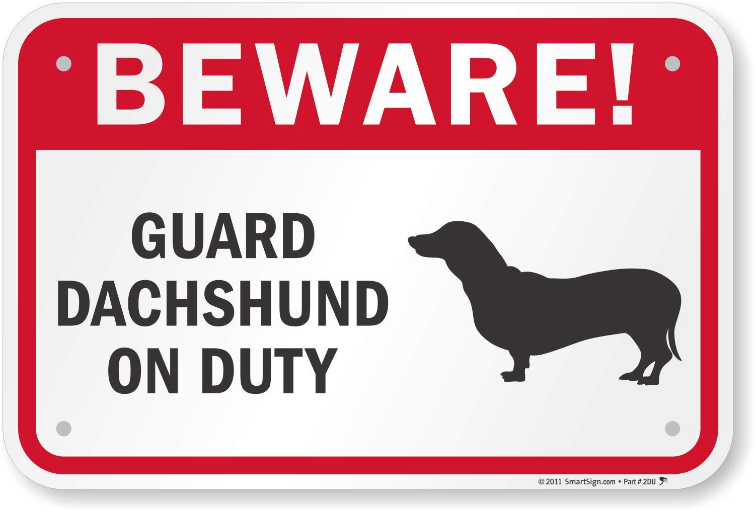 Weiner Dog Signs