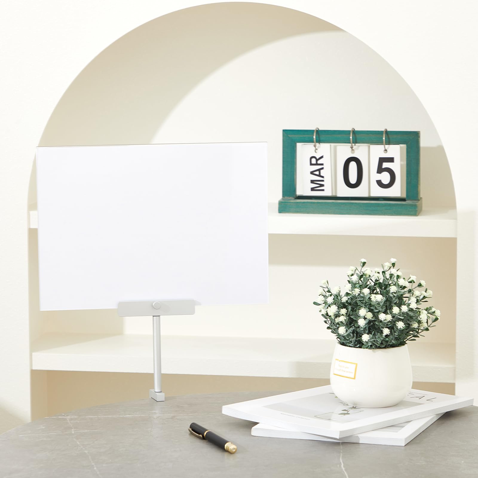 Snapklik.com : FoldTier 3 Set Aluminum Alloy Sign Holder Clamp