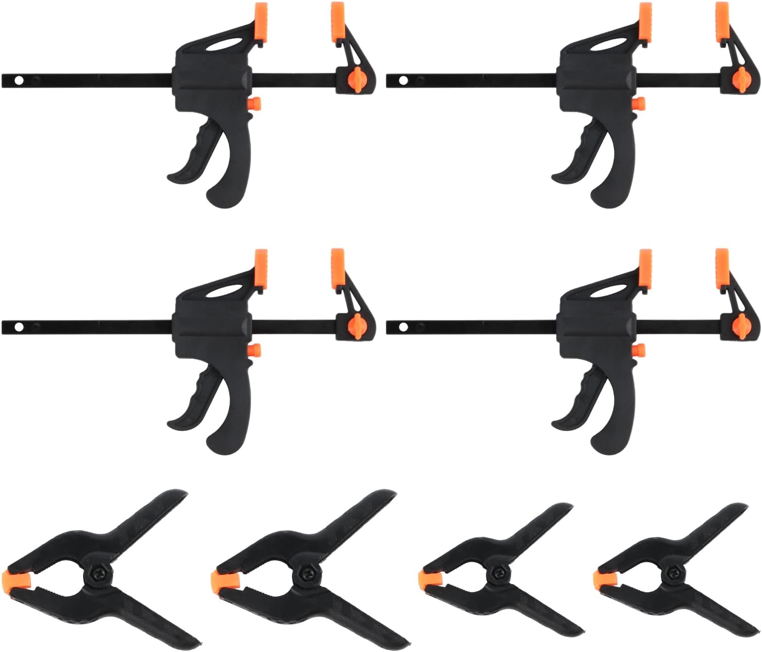 Irwin Quick Grip Clamps 4x 103mm Jaws Ratchet Trigger/G/Speed Clamps ...