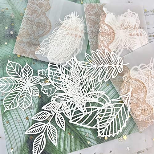 Amazon.com : 40 PCS Scrapbook Supplies Scrapbooking Lace Paper ...