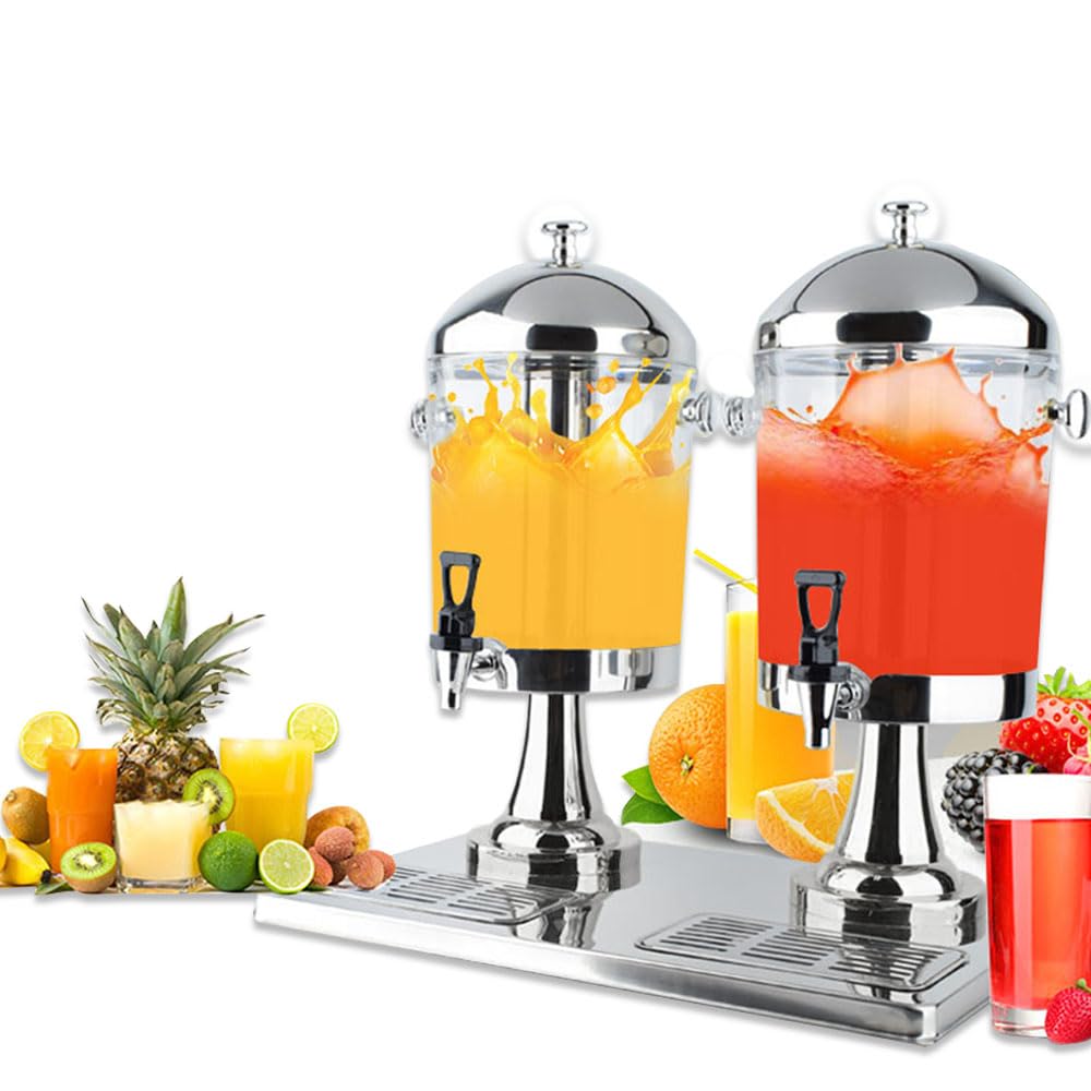 Amazon.com: Beverage Dispenser, Hot Cold Drink Dispenser with Ice ...