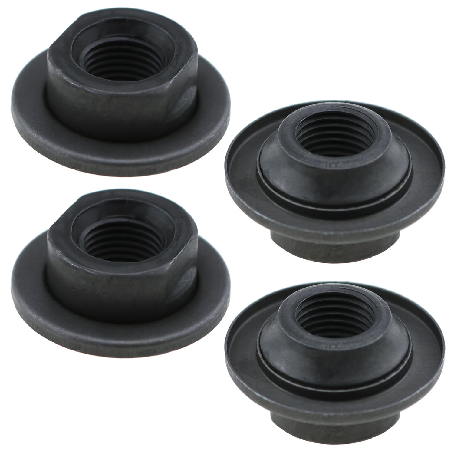Amazon.com : LUORNG 4PCS Wheel Nut Bicycle Rear Axle Gear Black ...