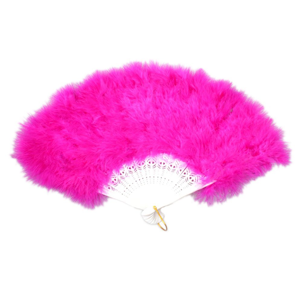 Amazon.com: Charm.L Grace 20s Vintage Feather Fan Flapper Dance Roaring ...