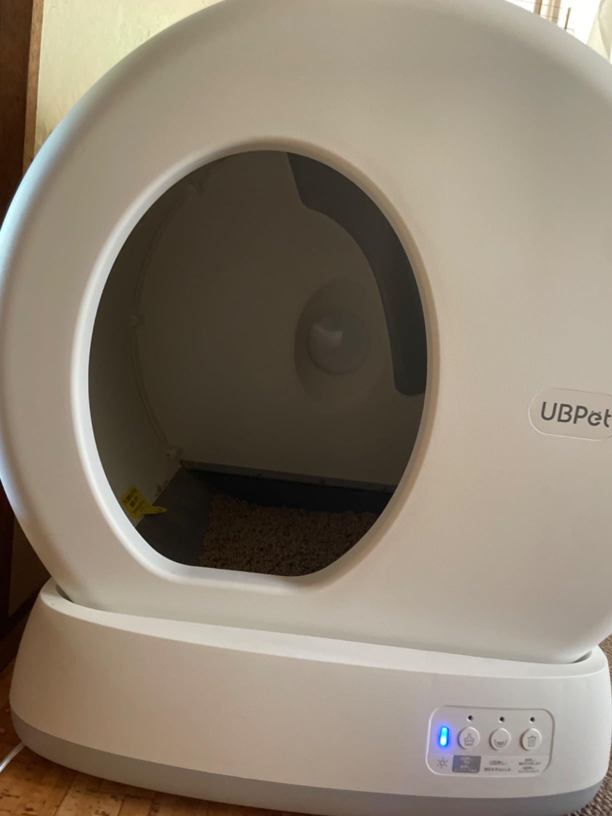 Amazon | UBPET 猫 トイレ 自動, 猫 自動トイレ,猫トイレ 自動, 自動トイレ消臭 猫, 自動猫トイレ 自動清掃 多頭飼い用 消臭剤1パック付き 日本語アプリ連携 大容量 入口 ...